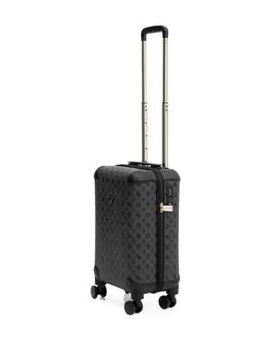 Guess Monogram Pattern Luggage
