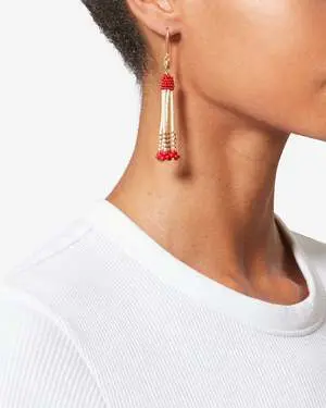 Isabel Marant Nina Dangle Earrings - Cream