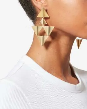 Isabel Marant Blair Dangle Earrings - Gold