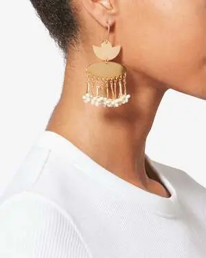Isabel Marant Nora Earrings - Ecru