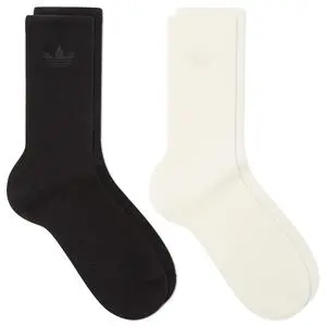 Adidas Crochet Socks - Off White/black