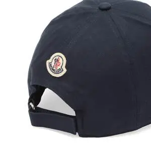 Moncler Cotton Archive Cap - Navy
