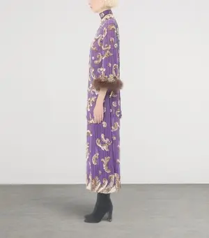 Valentino Garavani Embellished Silk Dress