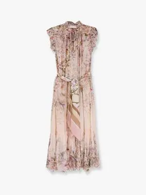 Zimmermann Rebellion Flutter Viscose Dress