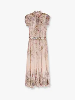 Zimmermann Rebellion Flutter Viscose Dress