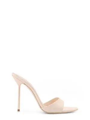 Paris Texas Lidia Leather Stiletto High Heel Mules