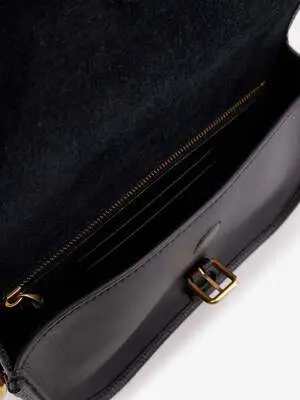 Valentino Garavani Leather Shoulder Bag - Black