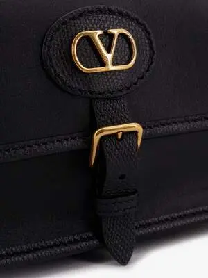 Valentino Garavani Leather Shoulder Bag - Black