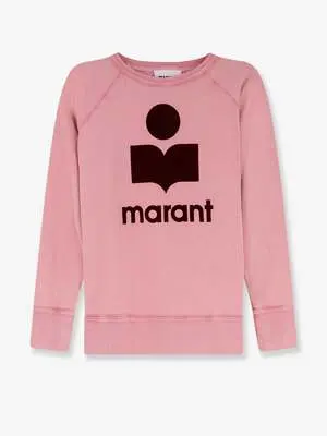 MARANT ETOILE Milly Ny Biologic Coton Sweatshirt - Pink