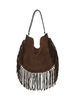 Isabel Marant Oksan Soft Medium Handbag - Brown