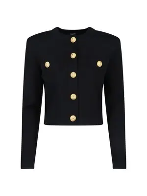 Balmain Cropped Cardigan