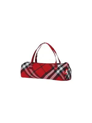 Burberry Check Umbrella - Red