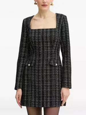 Guess Square-neck Mini Dress - Black