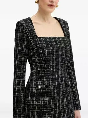 Guess Square-neck Mini Dress - Black