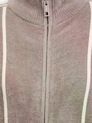 Guess Striped Zip-up Sweatshirt