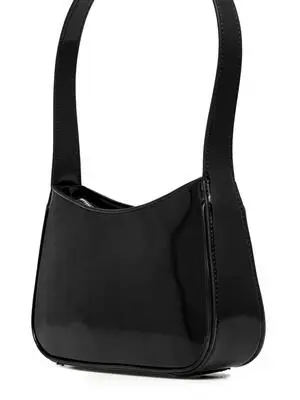 Guess Logo-plaque Shoulder Bag - Black