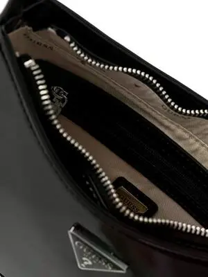 Guess Logo-plaque Shoulder Bag - Black