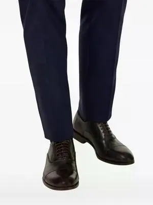 Boggi Milano Leather Oxford Shoes
