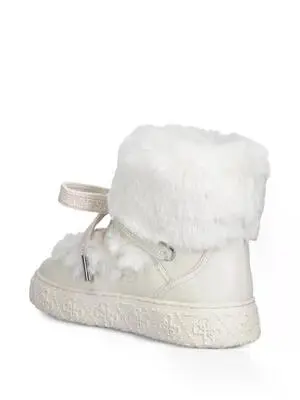 Guess Faux-fur Trimmed Boots