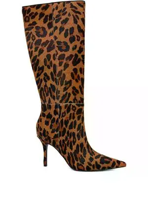 Guess Animal Print Stiletto Heel Boots