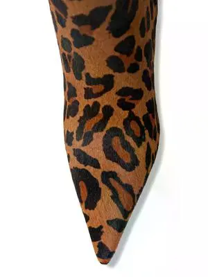 Guess Animal Print Stiletto Heel Boots