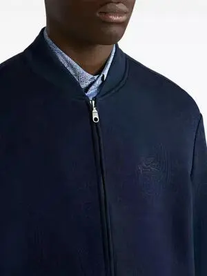 Etro Jacquard Bomber Jacket - Blue