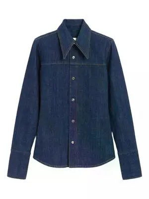 Ami Sharp Collar Denim Shirt