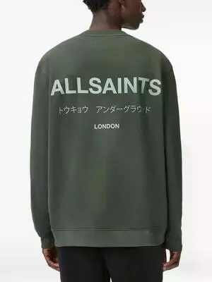 ALLSAINTS Text Print Crew-neck Sweater