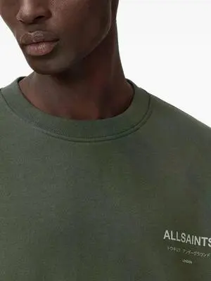 ALLSAINTS Text Print Crew-neck Sweater