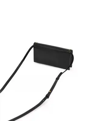 Karl Lagerfeld Embossed Studded Wallet On Strap