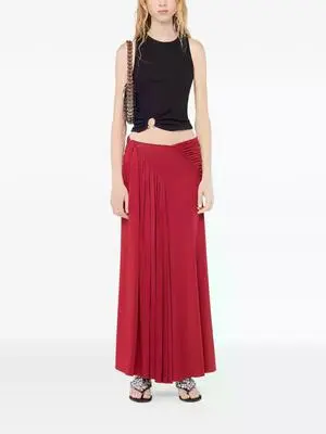 Rabanne Ruched Maxi Skirt