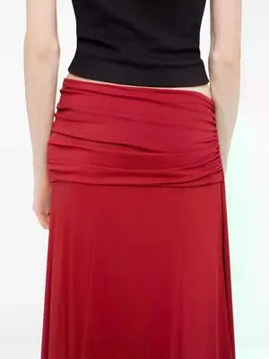 Rabanne Ruched Maxi Skirt