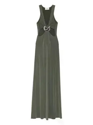 Coperni Cutout Maxi Dress - Green