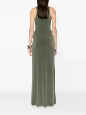 Coperni Cutout Maxi Dress - Green