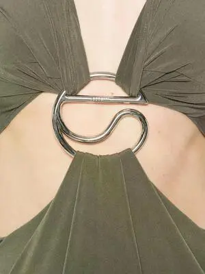 Coperni Cutout Maxi Dress - Green