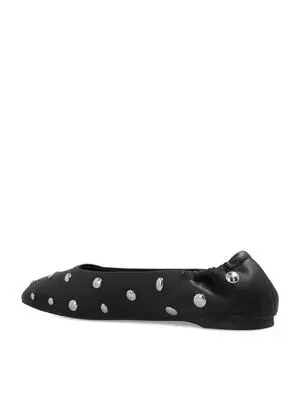 Kate Spade New York Stud-embellished Ballet Flats - Black