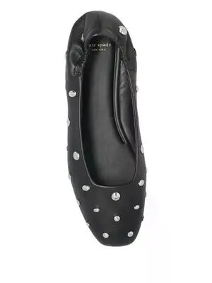 Kate Spade New York Stud-embellished Ballet Flats - Black