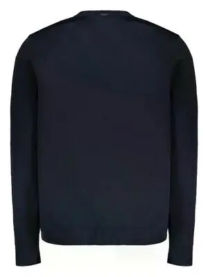 Herno Crew Neck Sweater With Pocket
