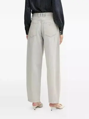 Guess Logo Appliqué Jeans - Grey