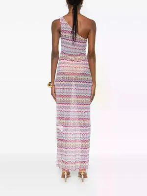 Missoni One-shoulder Chevron Maxi Dress
