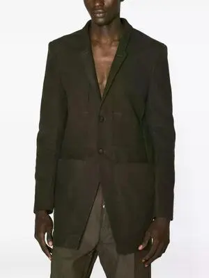 Rick Owens Collared Coats For Men