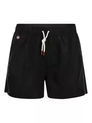 Kiton Logo Swim Shorts - Black