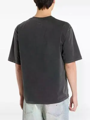 Filling Pieces Boxy Embroidered T-shirt - Grey