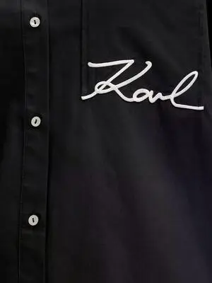 Karl Lagerfeld Logo-embroidered Shirt