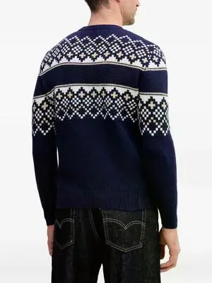 Guess Fair Isle Round Neck Sweater