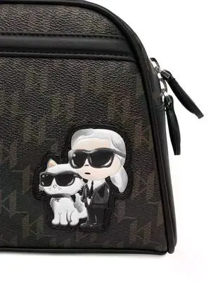 Karl Lagerfeld Ikon Monogram Shoulder Bag