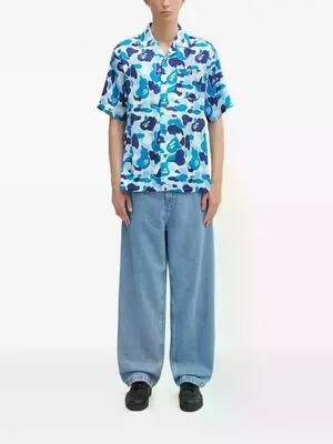 A BATHING APE Camouflage Short-sleeve Shirt