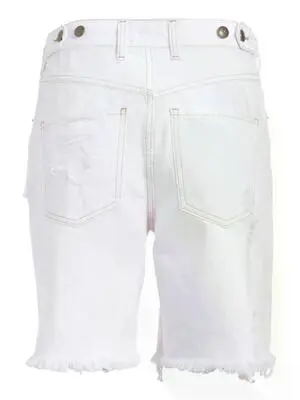 SEROYA Frayed-effect Shorts