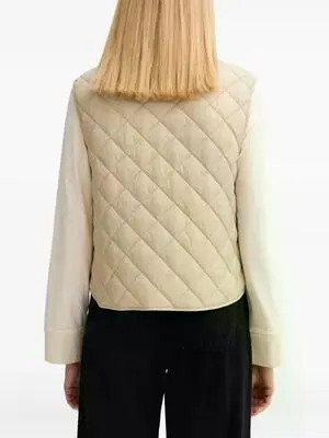 Marc O'polo Quilted Buttoned Gilet - Neutrals