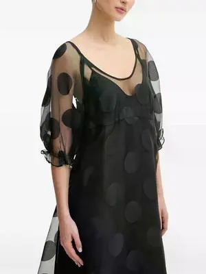 Stine Goya Polka-dot Midi Dress